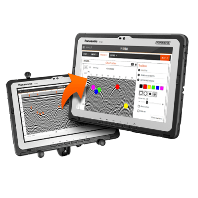 MALÅ Controller App - GPR Visualization and Interpretation
